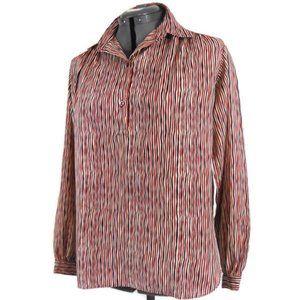 Halston III | Tops | Vintage Halston Iii Womans Silk Pullover Blouse ...